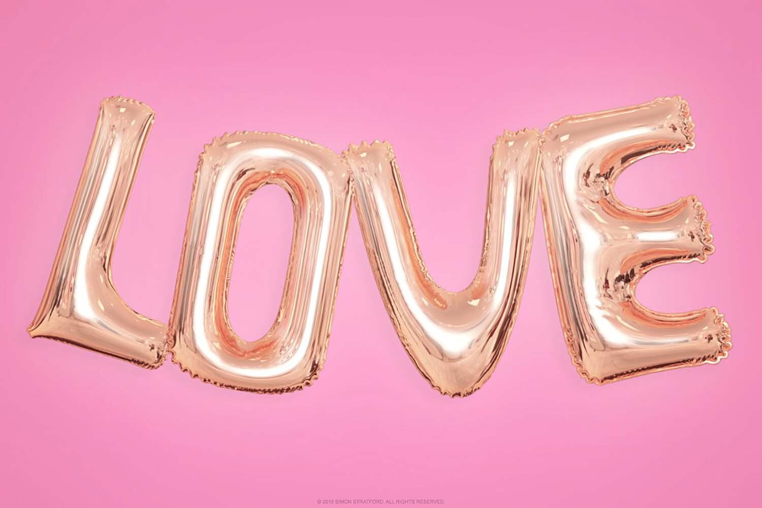 Yeah font an OpenType SVG colour bitmap font just like a balloon ...